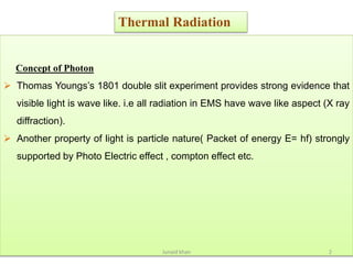 The black body radiation Junaid khan | PPTX | Physics | Science