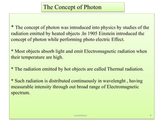 The black body radiation Junaid khan | PPTX