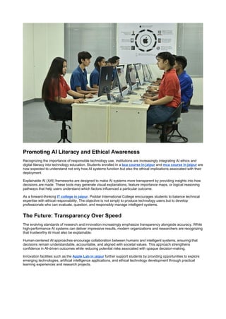 The Black Box Problem Why Explainable AI Matters.docx