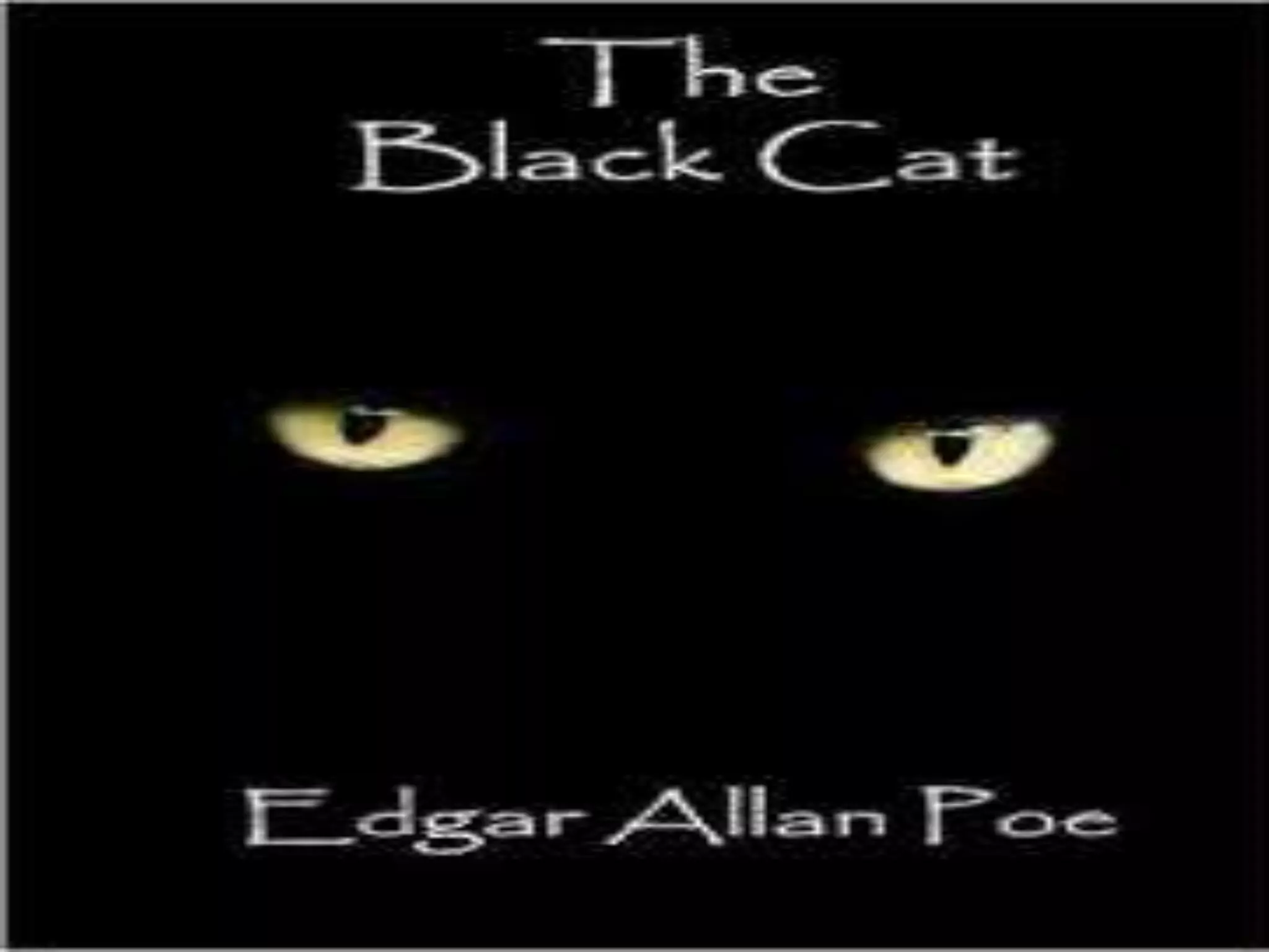 THE BLACK CAT (Edgar Allan Poe) | PPTX