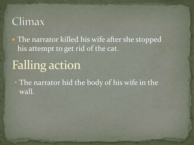 THE BLACK CAT (Edgar Allan Poe) | PPTX
