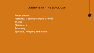 "The Black Cat" by Edgar Allan Poe Prepared by Kaushal Desai | PPT