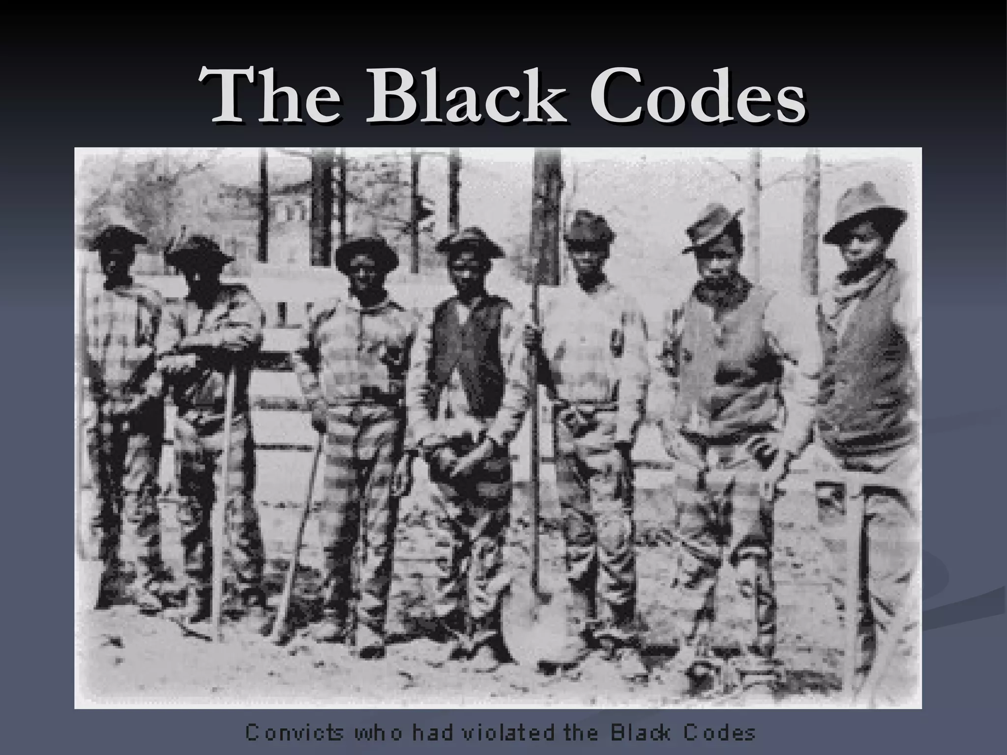 The black codes | PPT