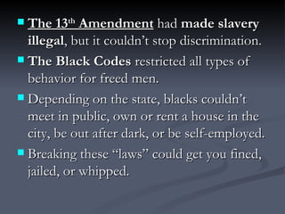 The black codes | PPT