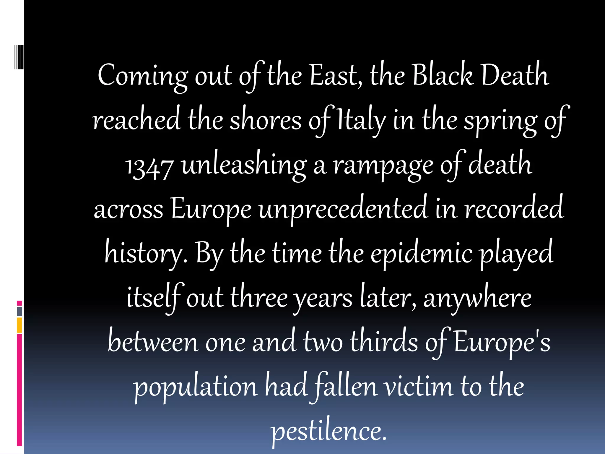 The Black Death | PPTX