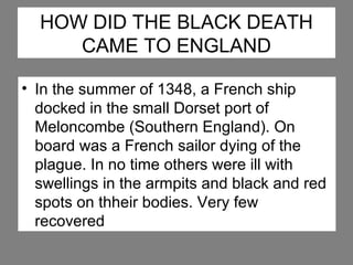 Black Death Spots