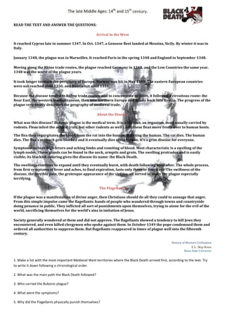 The Black Death | PDF