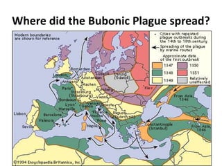 Black Death Middle Ages Map