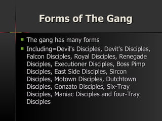 The Black Disciples | PPT