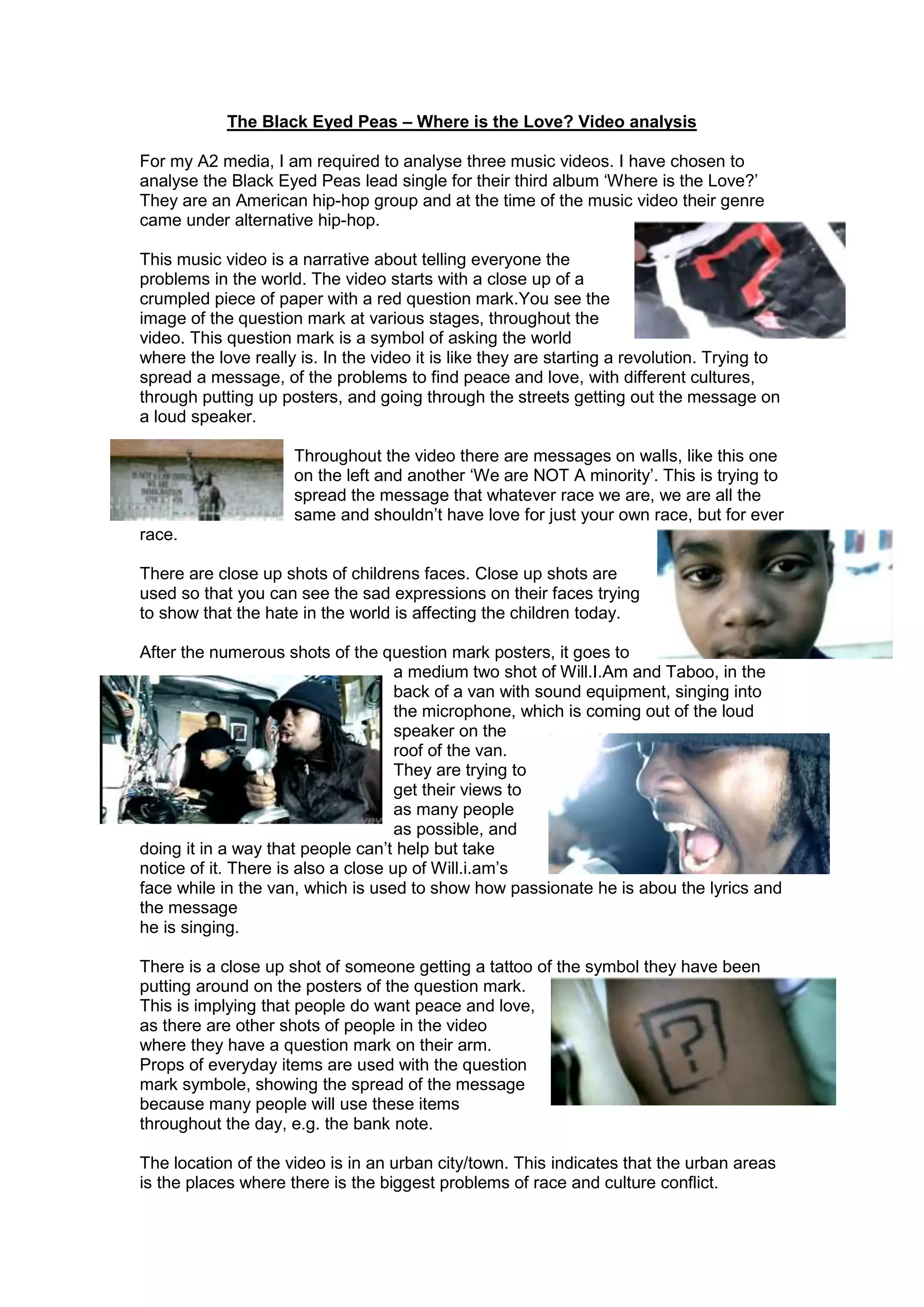 The black eyed peas | DOCX