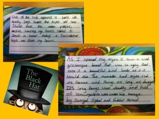 The black hat maia walczak children's descriptive writing | PPTX