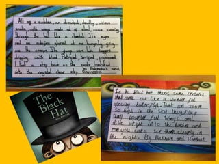 The black hat maia walczak children's descriptive writing | PPTX