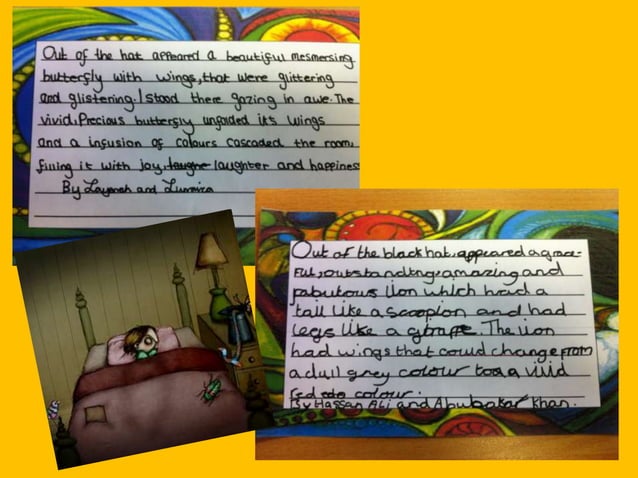 The black hat maia walczak children's descriptive writing | PPTX