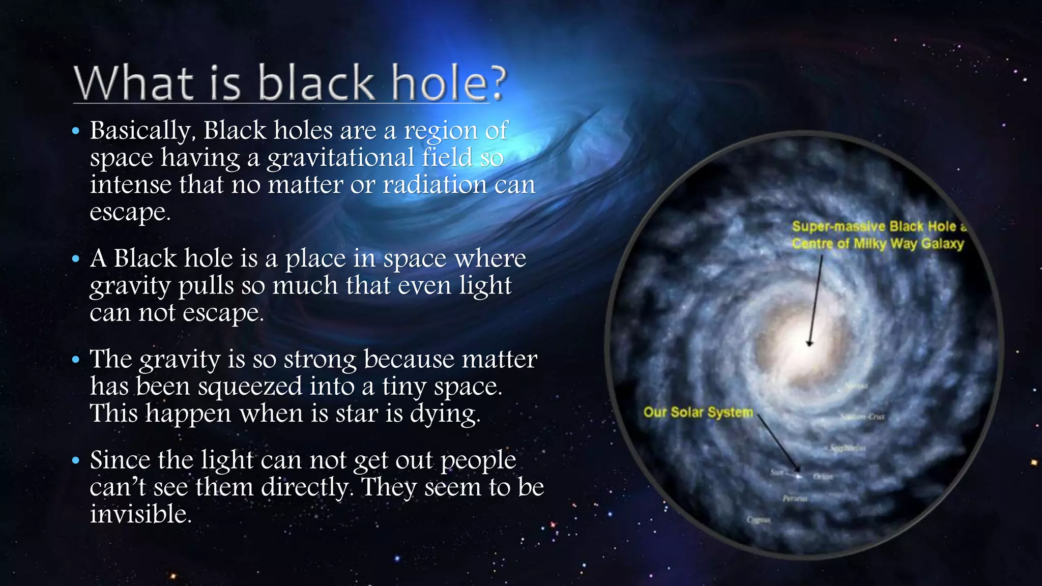 The black hole | PPT