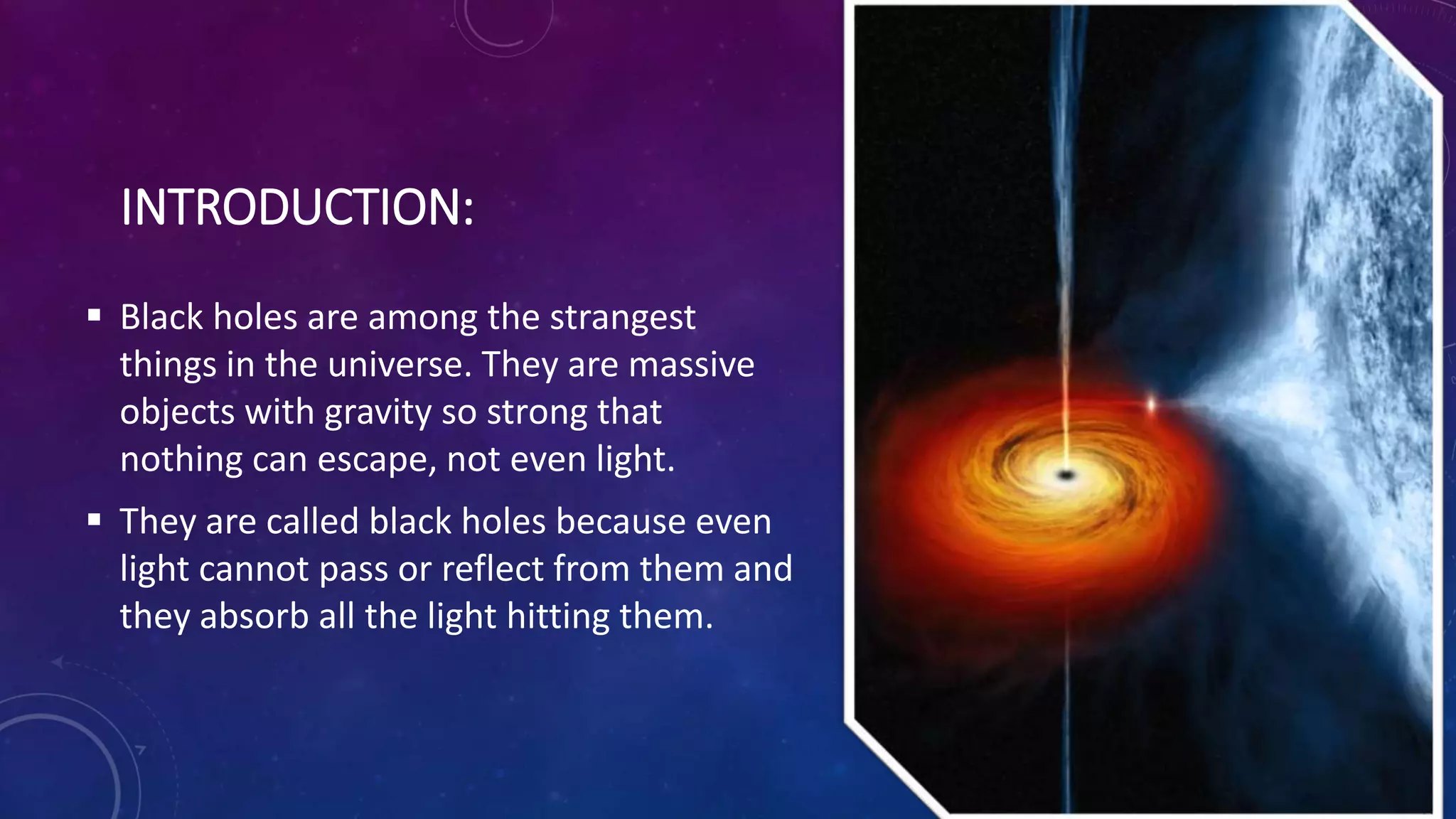 The black hole theory | PPTX