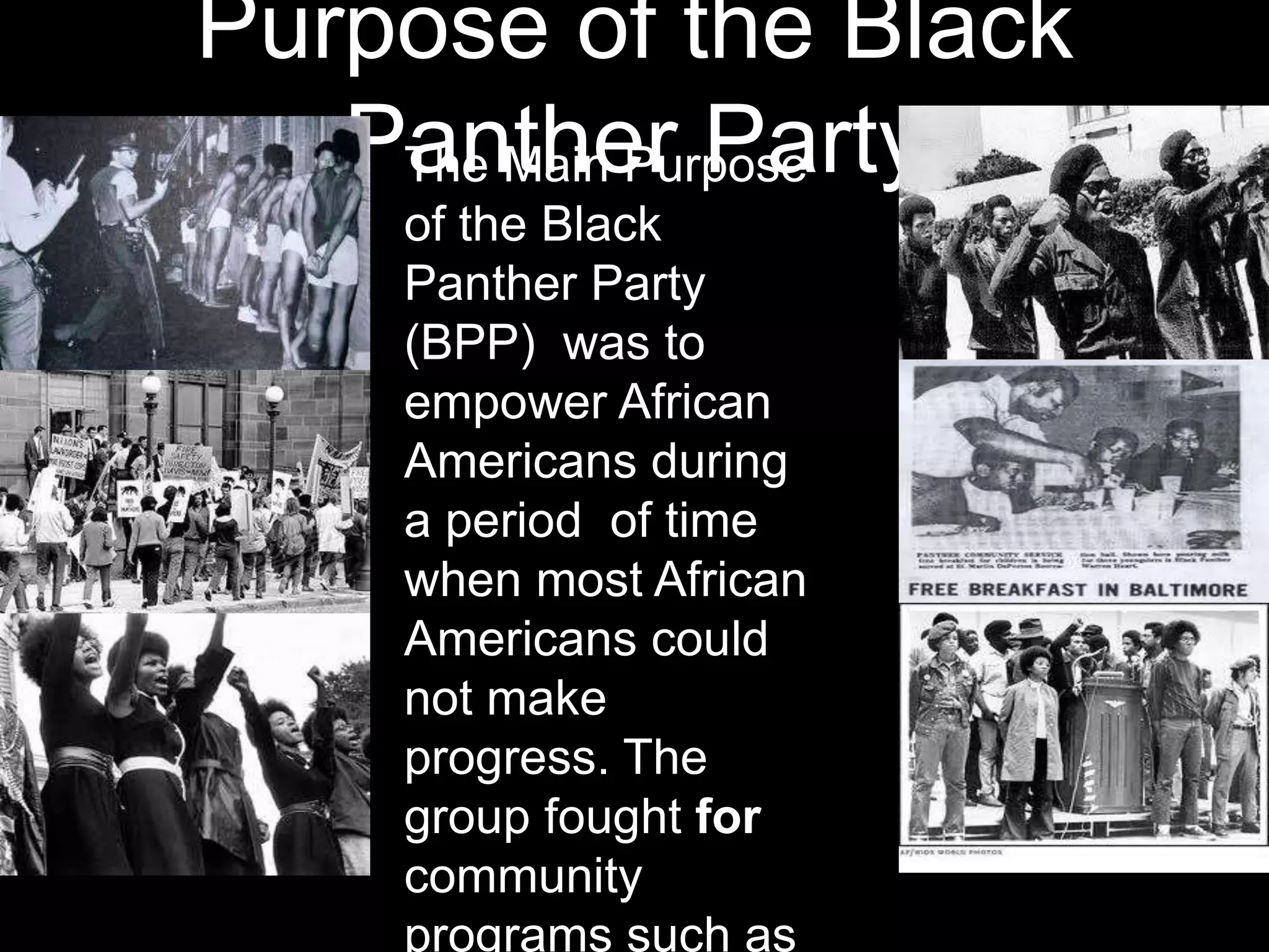 The black panther party | PPTX