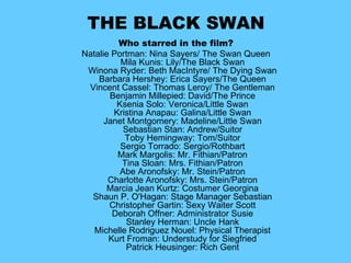 The black swan | PPT