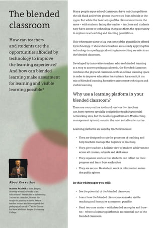 The blended classroom- El aula Semi presencial | PDF