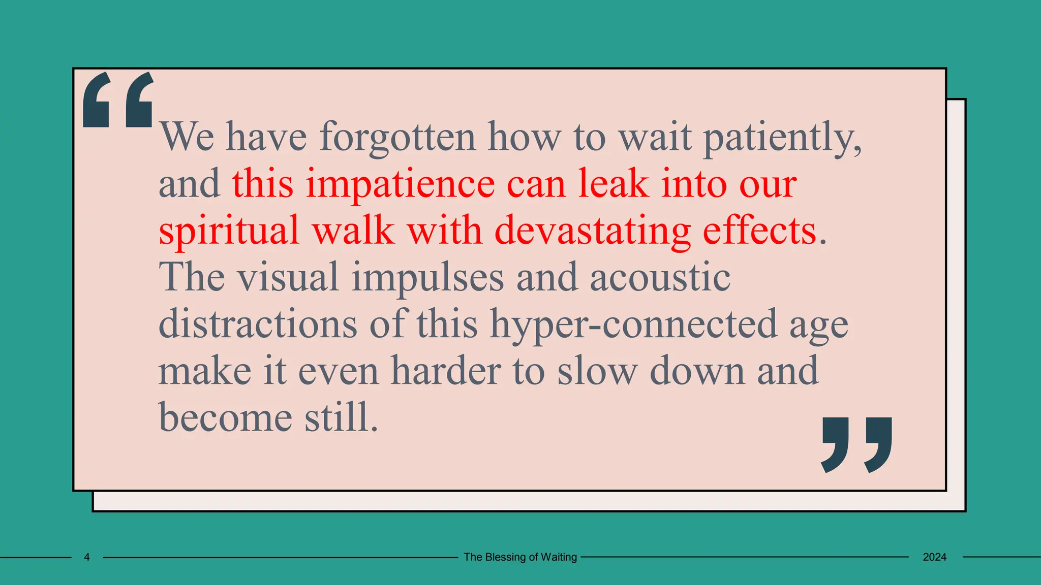 The Blessing of Waiting in the midst of Trouble.pptx