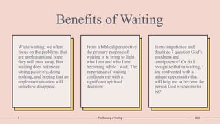 The Blessing of Waiting in the midst of Trouble.pptx