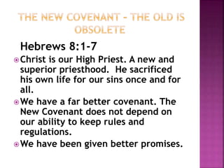 The Blessings of the New Covenant | PPTX