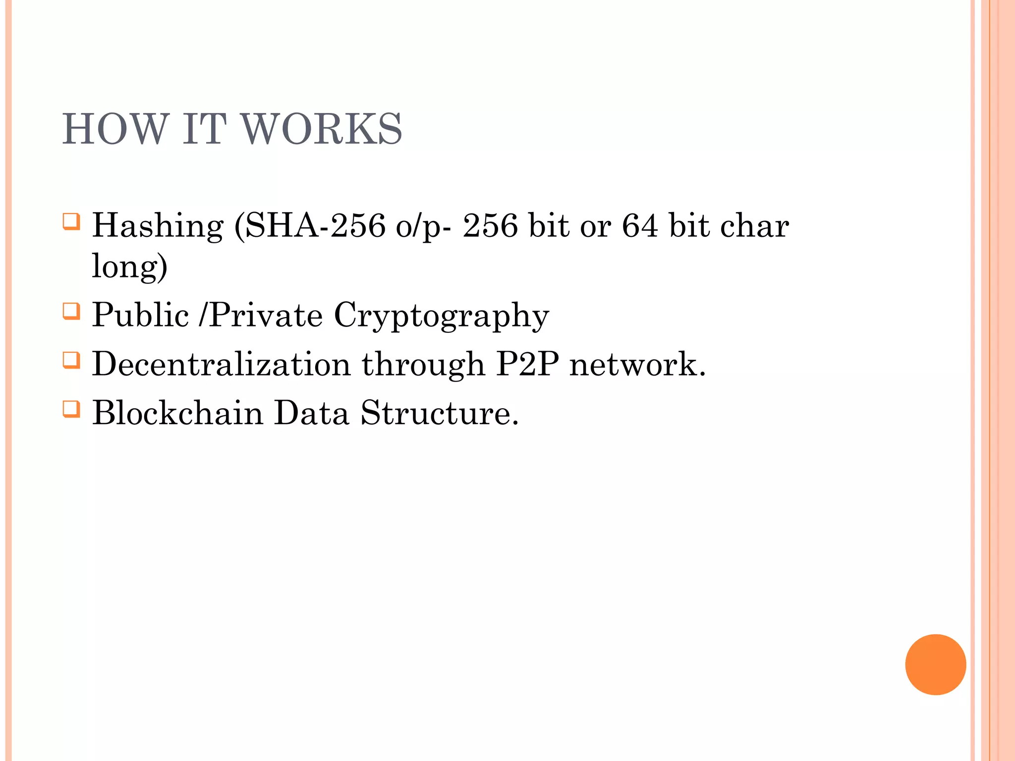 The blockchain technology | PPT | Stocks and Bonds | Personal Investing