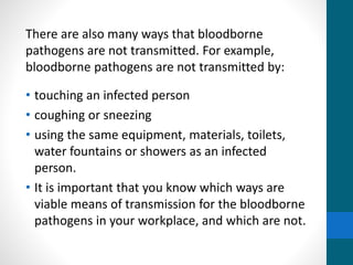 The bloodborne pathogen standard final | PPSX