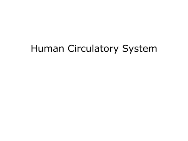 The blood circulatory system IGCSE | PPTX | Heart and Cardiovascular ...