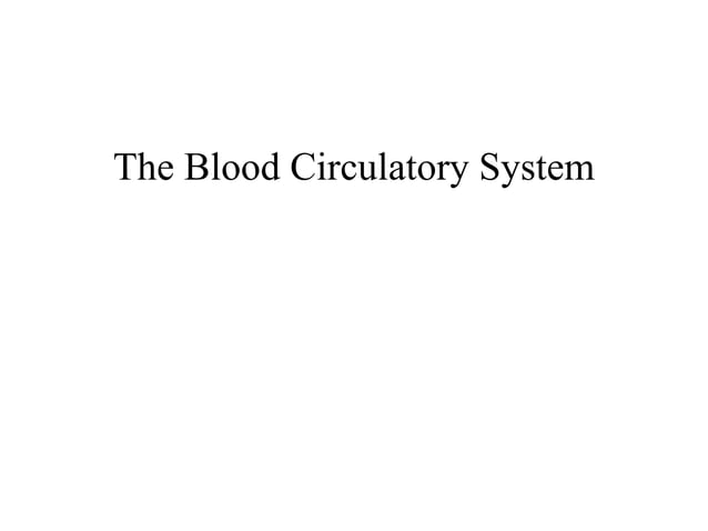 The blood circulatory system IGCSE | PPTX | Heart and Cardiovascular ...