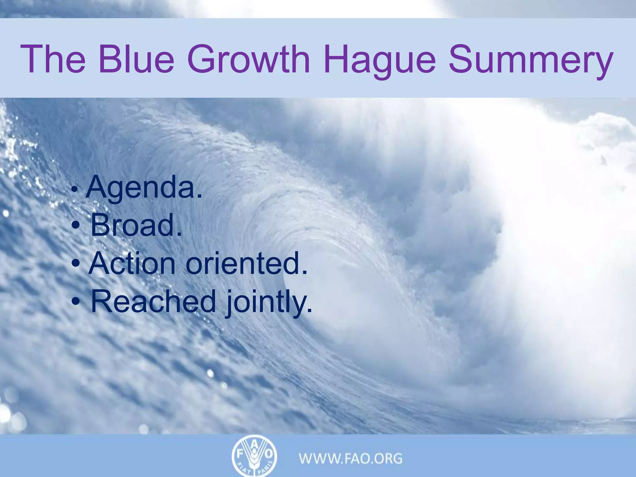 The Blue Growth Movement | PPT