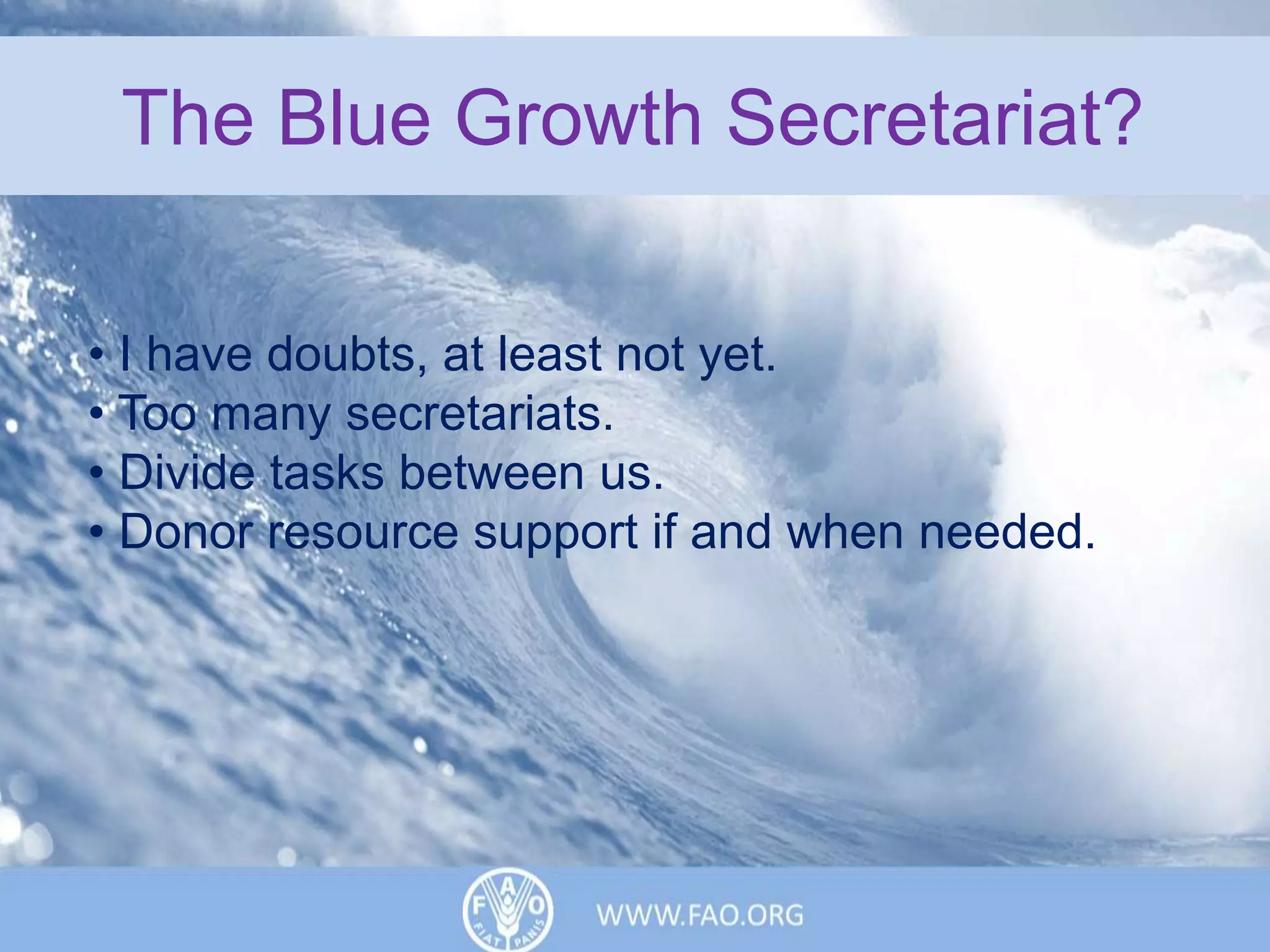 The Blue Growth Movement | PPT