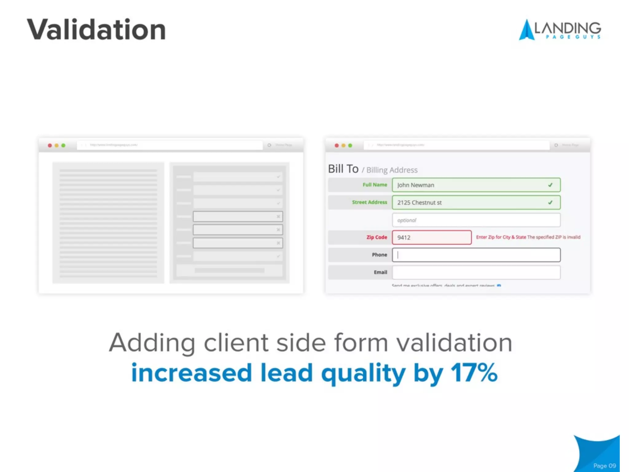 The Landing Page Blueprint: How to build high converting landing pages | PPT