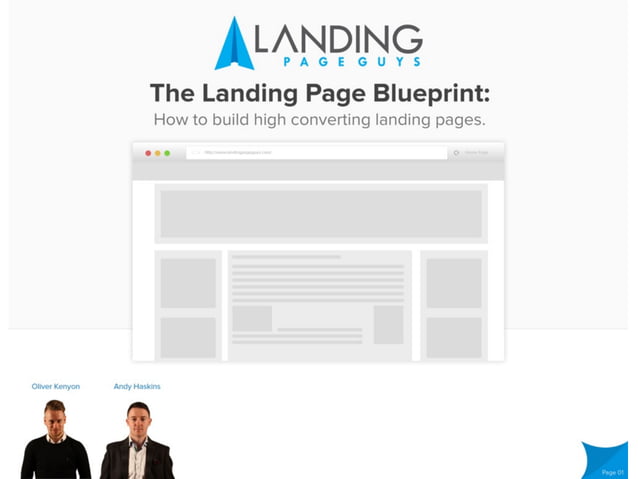 The Landing Page Blueprint: How to build high converting landing pages | PDF