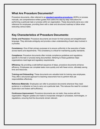 The Blueprint to Success: Best Practices for Creating Procedure ...