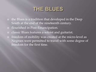The Blues | PPTX