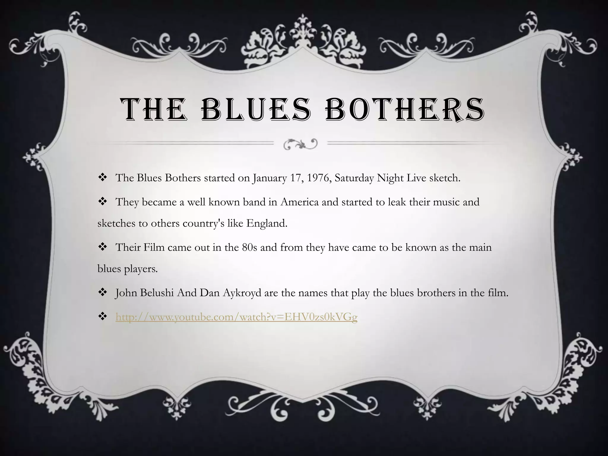 The blues presentation | PPTX