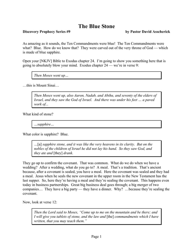 The Blue Stone | PDF