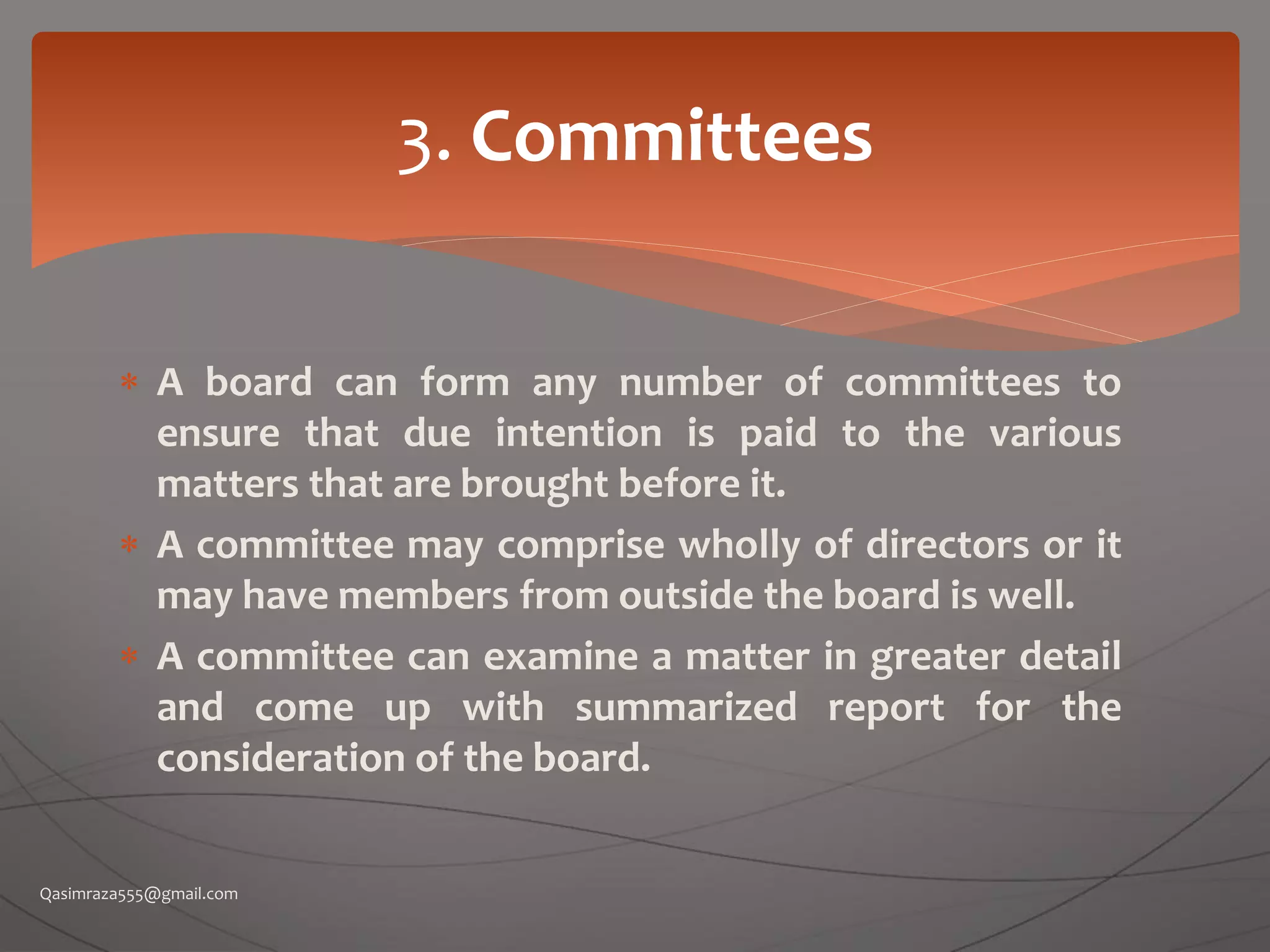 The board of directors | PDF