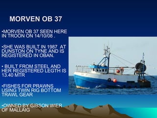 The Boats That Fish From Troon Harbour | PPT