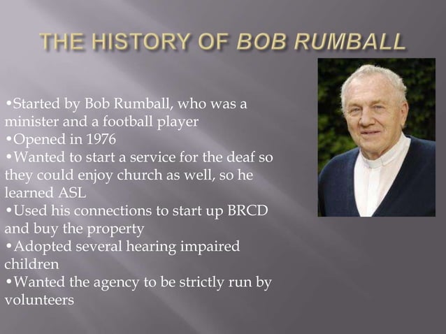 The bob rumball center for the deaf powerpoint | PPT