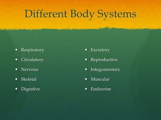 The body in action ro | PPT