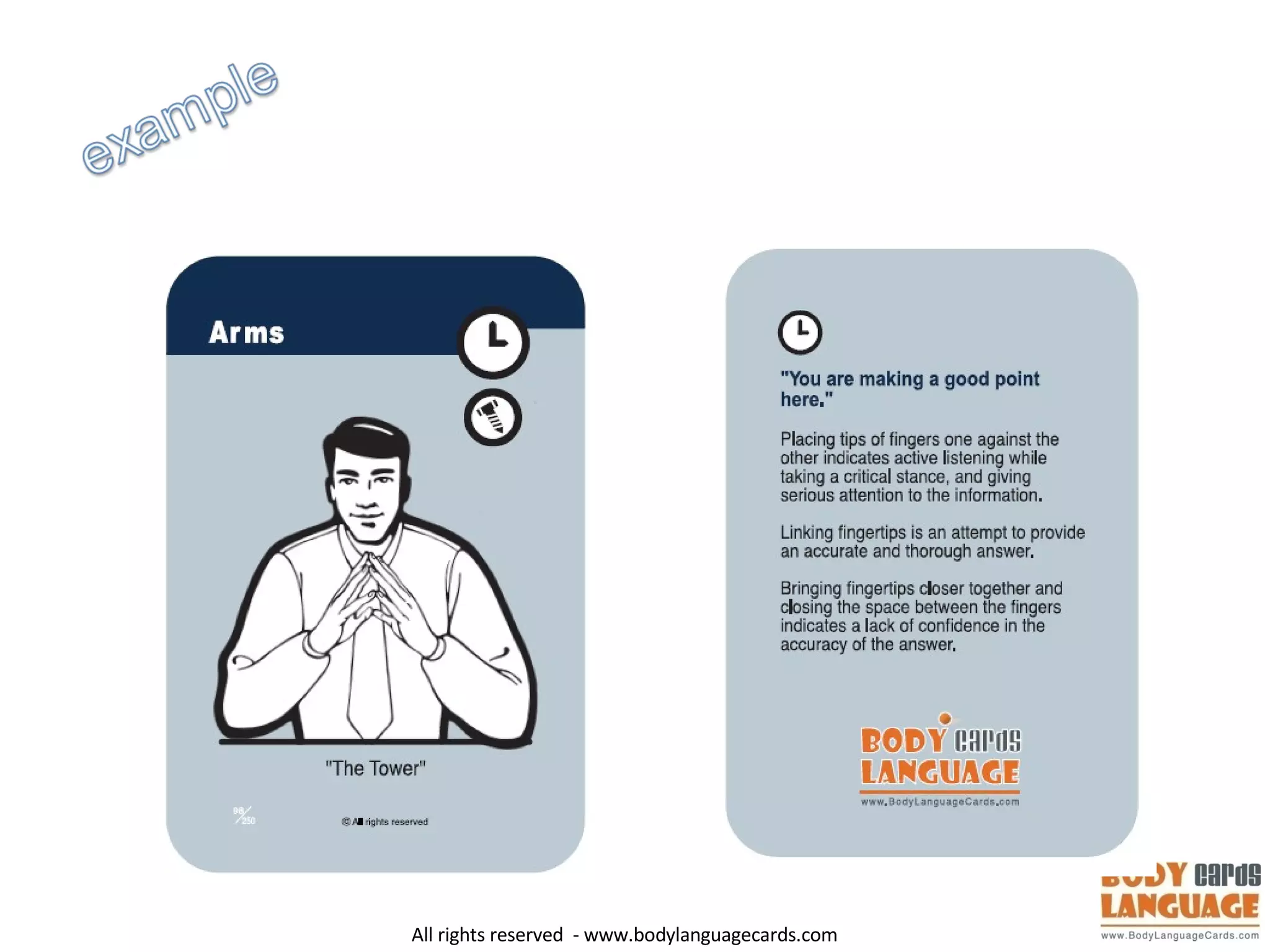 The Body Language Cards | PPT