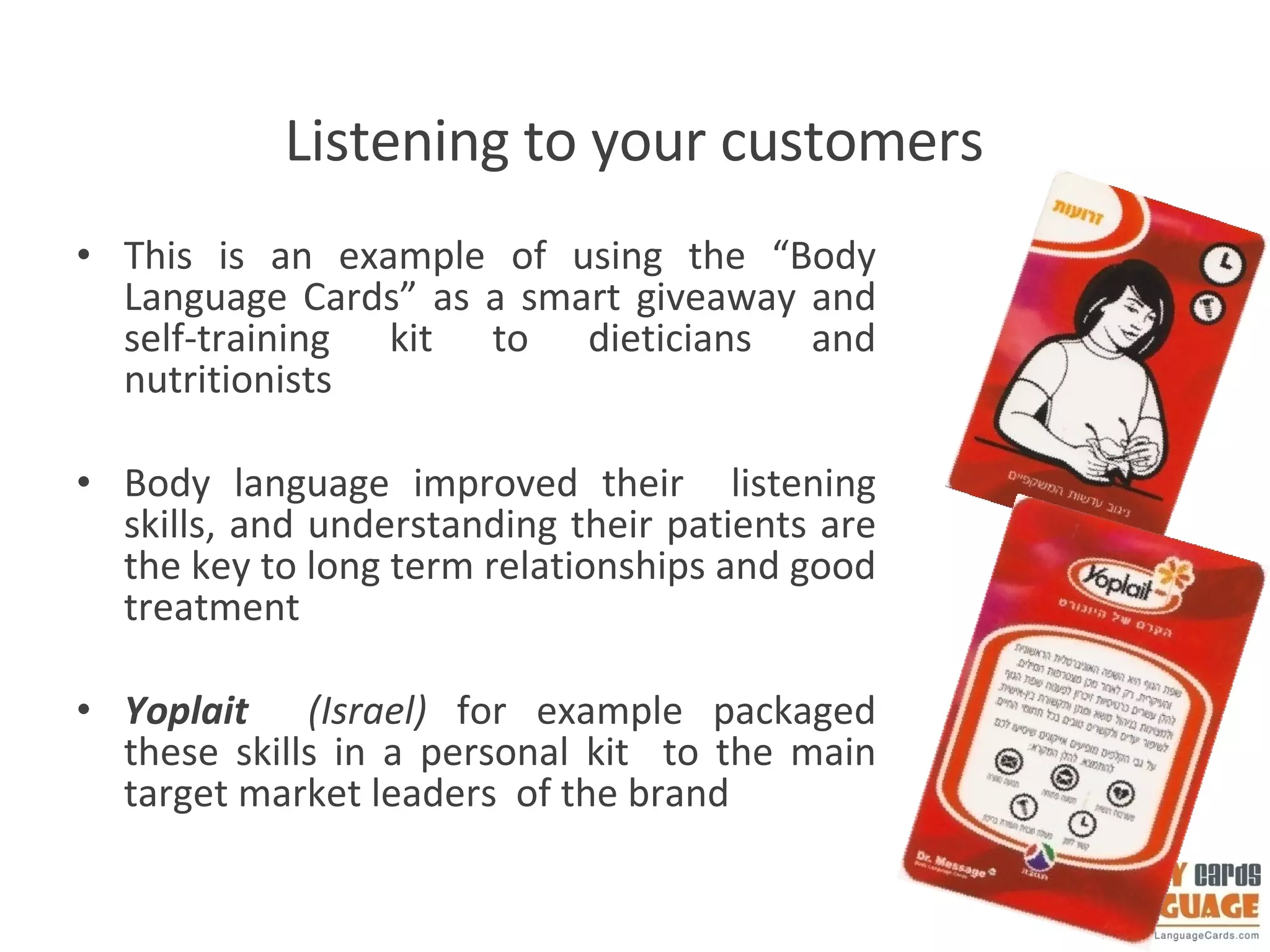 The Body Language Cards | PPT