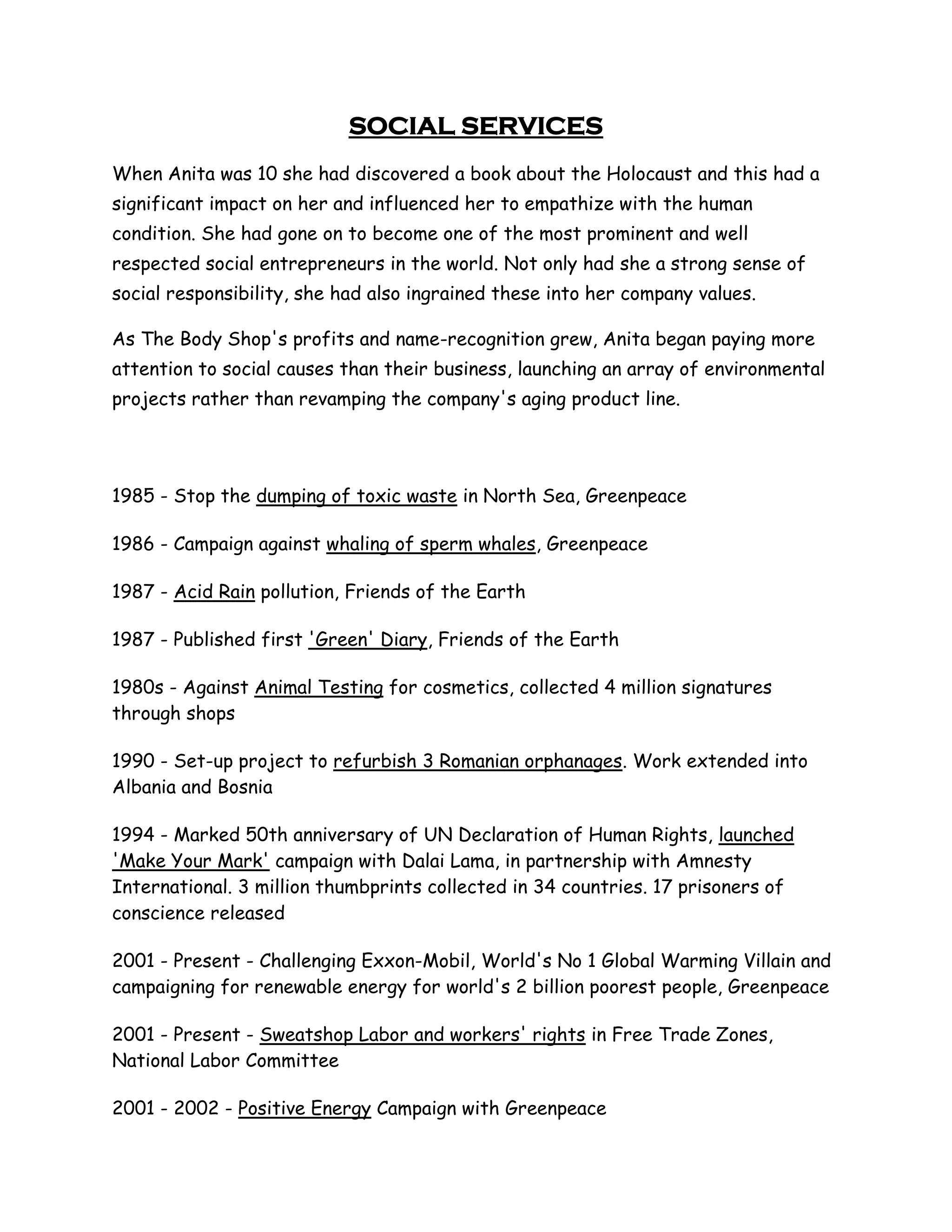 The Body Shop - Case Study | PDF