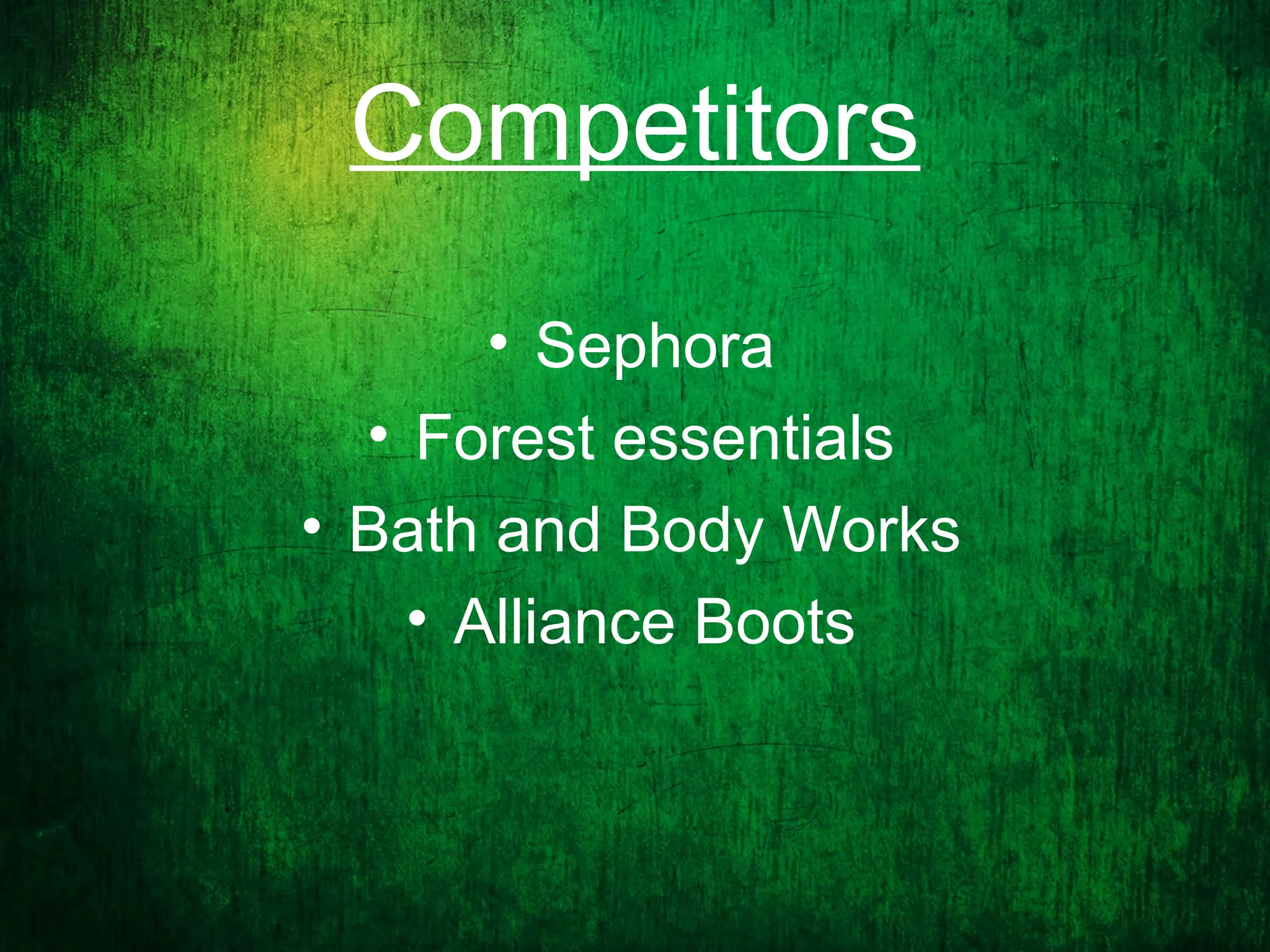 The body shop | PPT