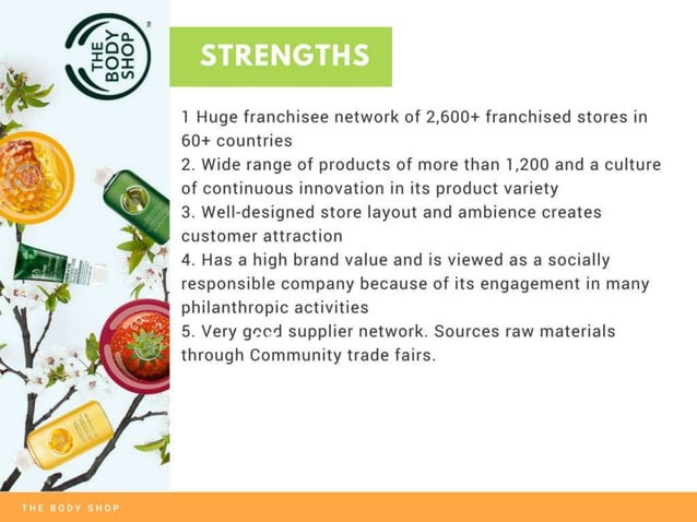 The body shop marketing analysis | PPT
