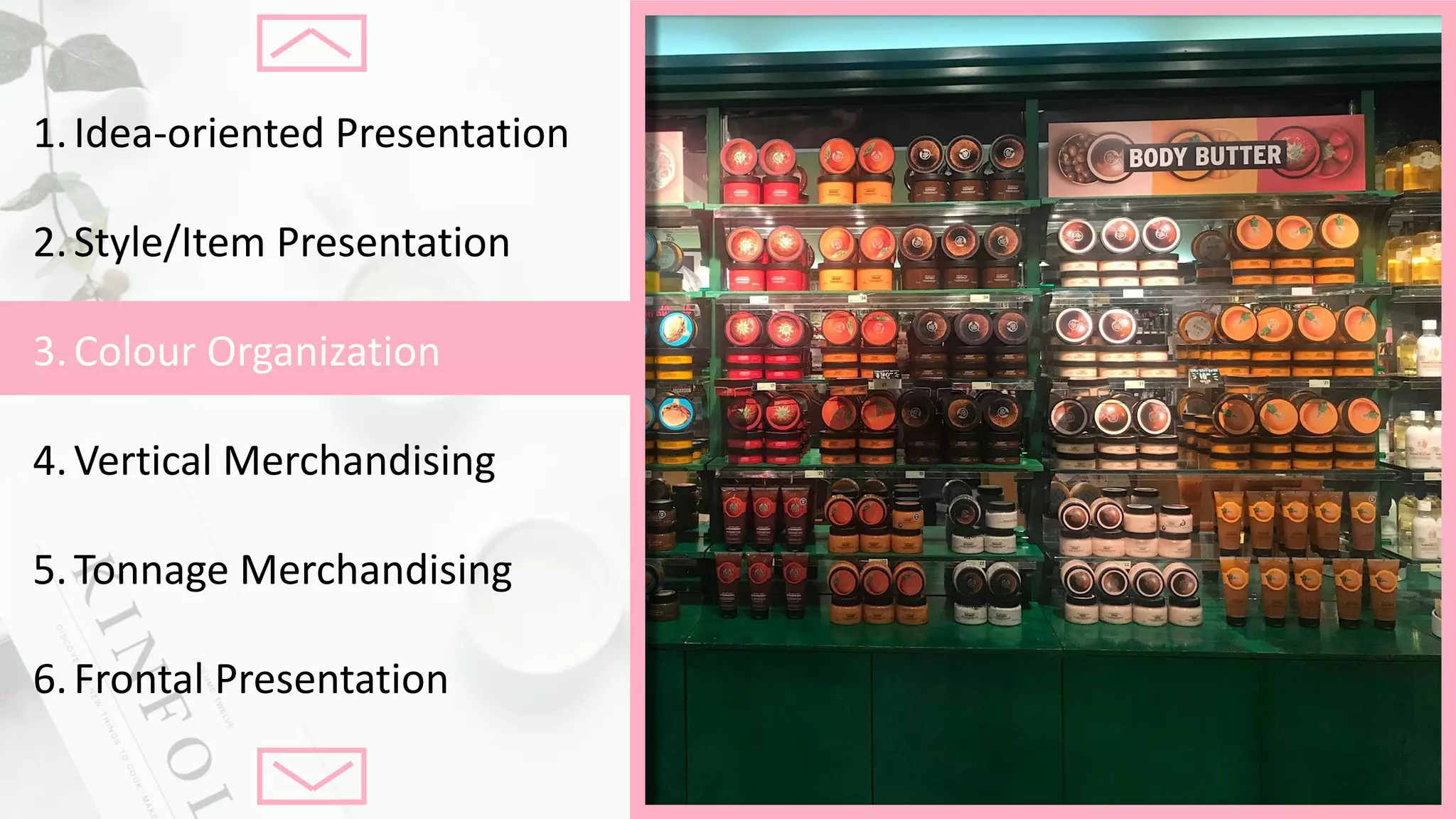 The body shop store layout ppt | PDF