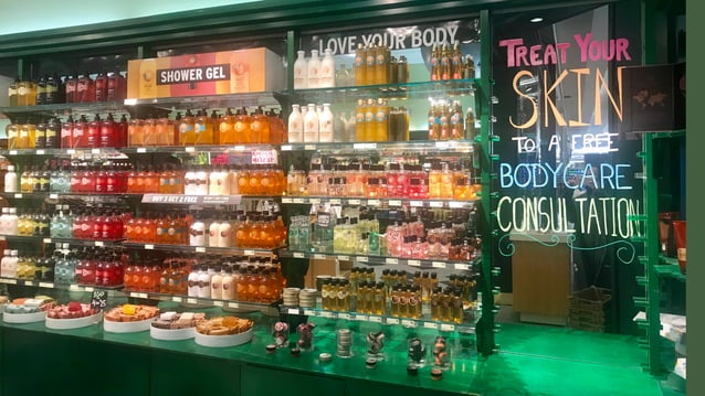 The body shop store layout ppt | PDF | Business | Business and Finance