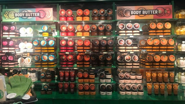 The body shop store layout ppt | PDF | Business | Business and Finance