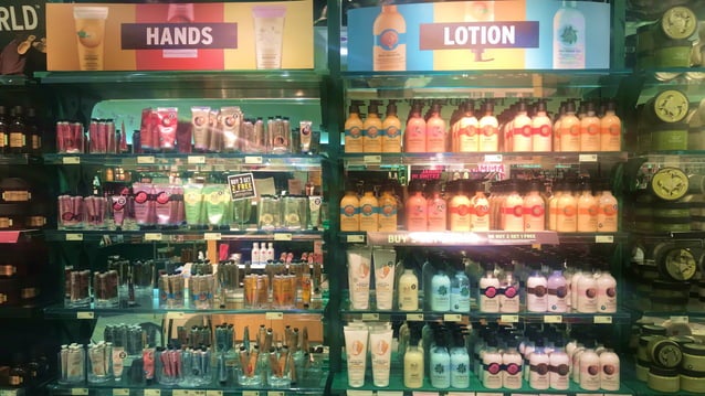 The body shop store layout ppt | PDF | Business | Business and Finance